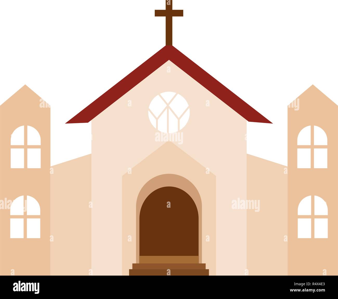 Abstract cute church Stock Vector Image & Art - Alamy
