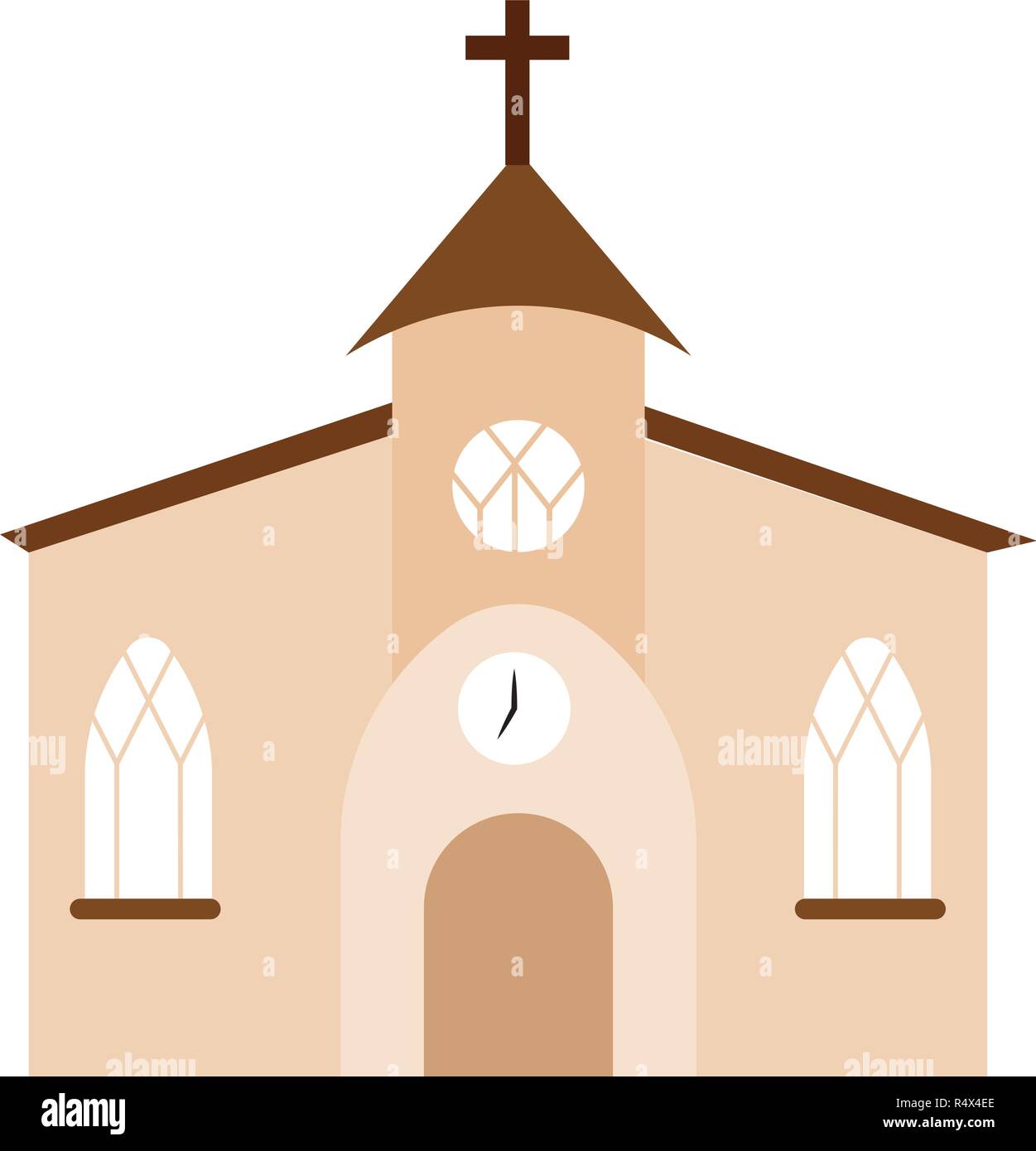Abstract cute church Stock Vector Image & Art - Alamy