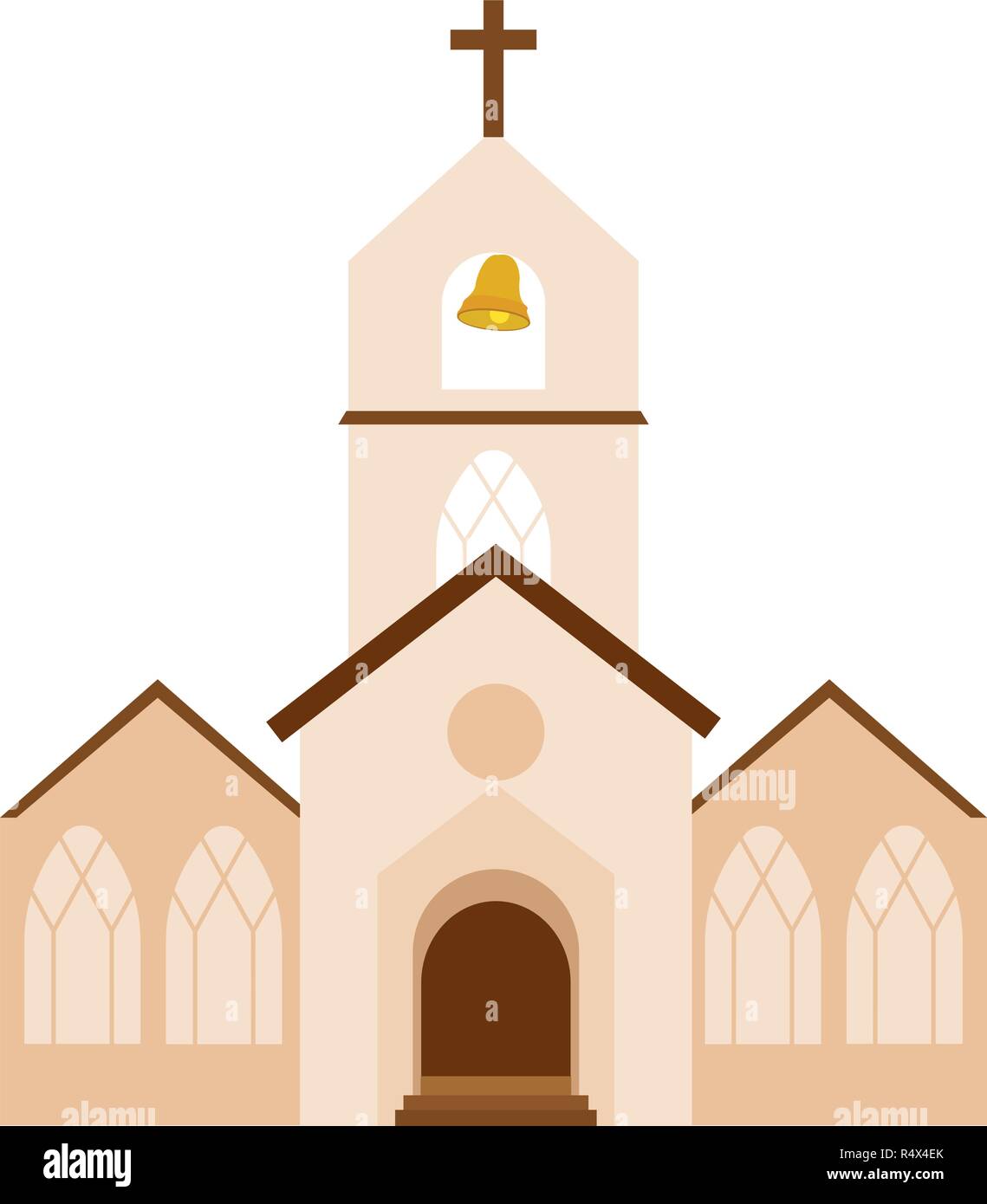 Abstract cute church Stock Vector Image & Art - Alamy