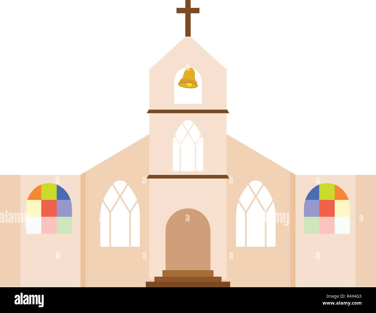 Abstract cute church Stock Vector Image & Art - Alamy
