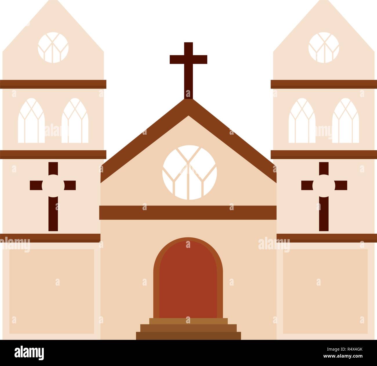 Abstract cute church Stock Vector Image & Art - Alamy