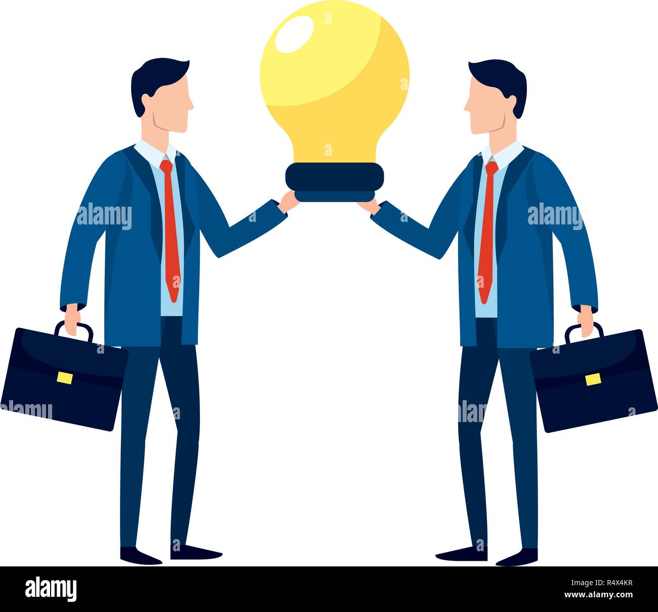 successful businessmen avatar cartoon vector illustration graphic ...
