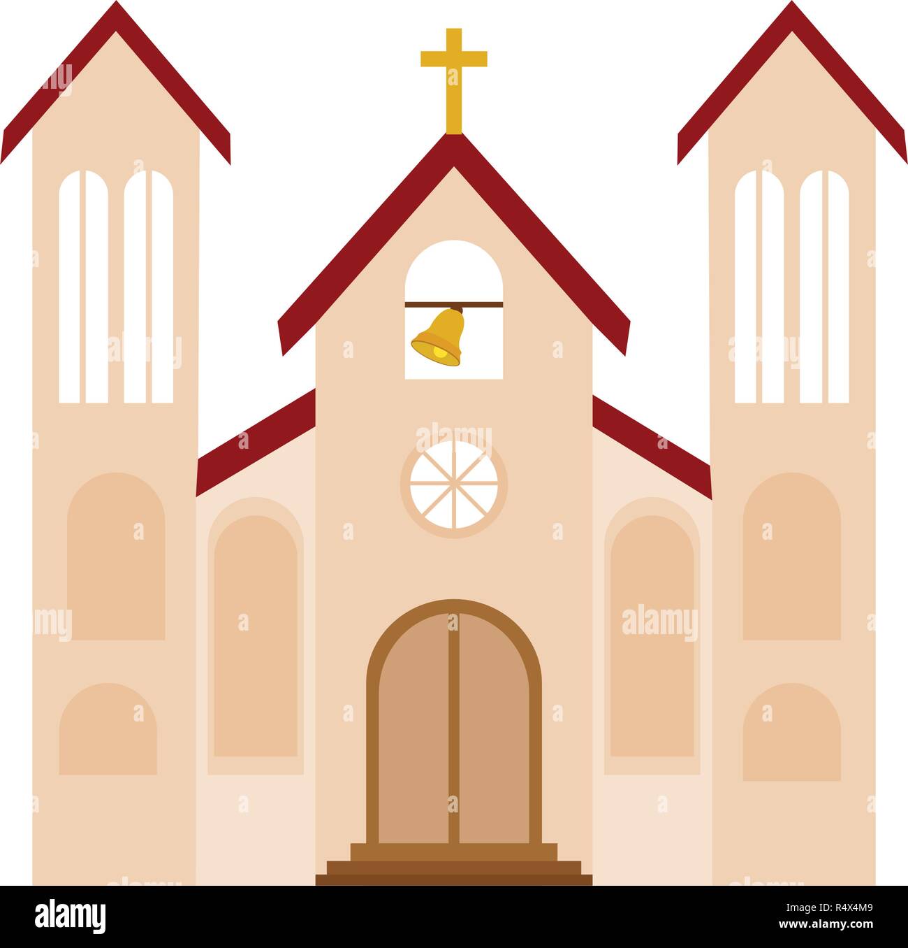 Abstract cute church Stock Vector Image & Art - Alamy