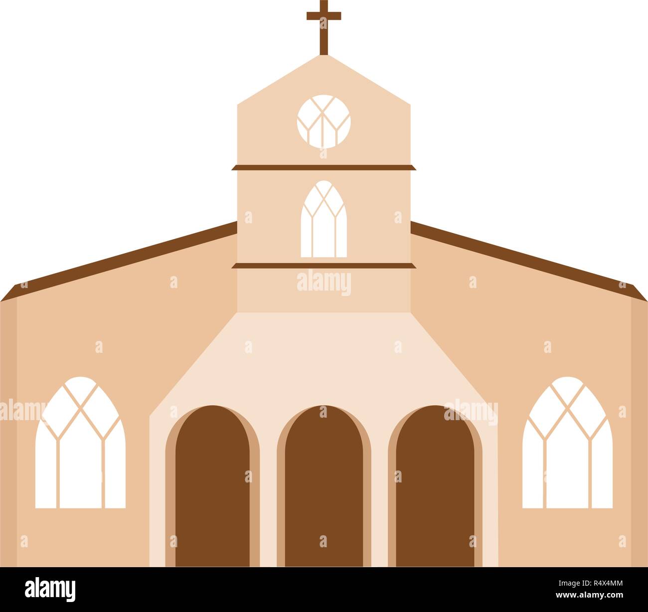 Abstract cute church Stock Vector Image & Art - Alamy
