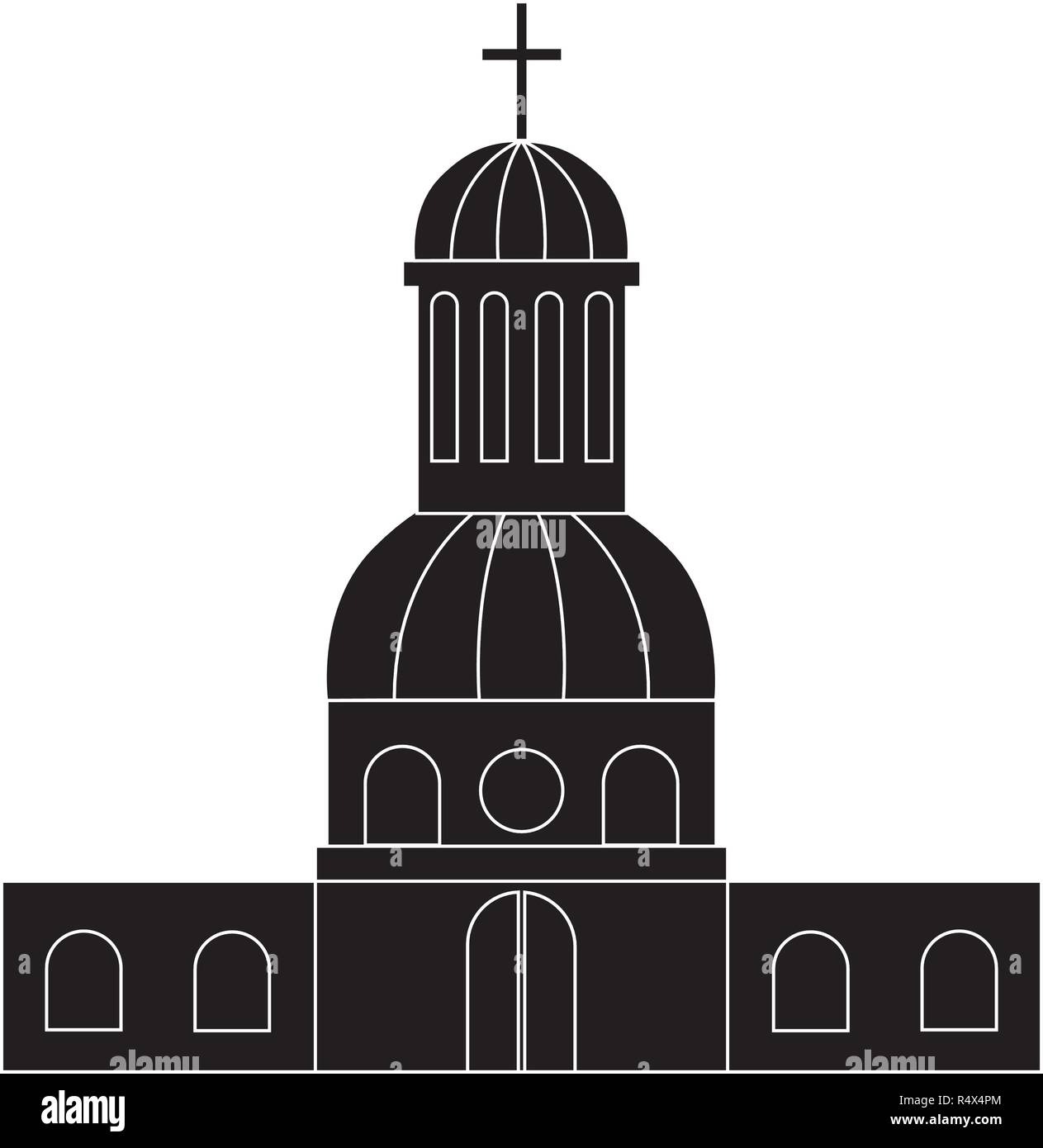 Abstract cute church Stock Vector Image & Art - Alamy