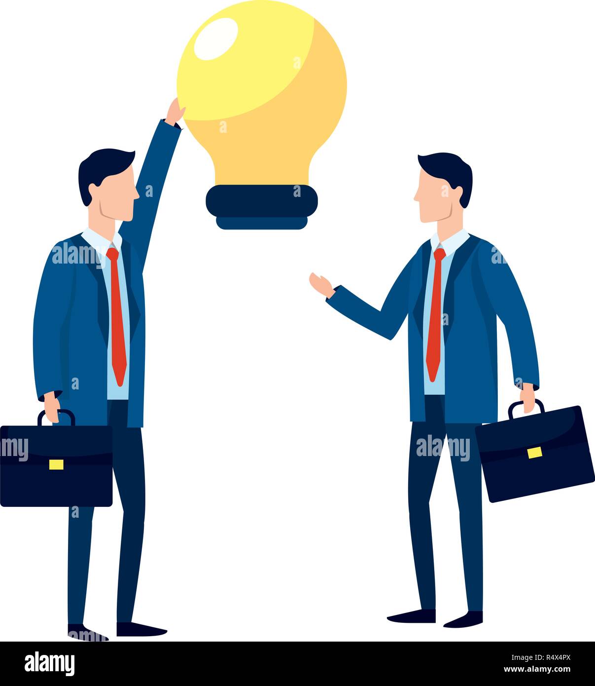 successful businessmen avatar cartoon vector illustration graphic ...