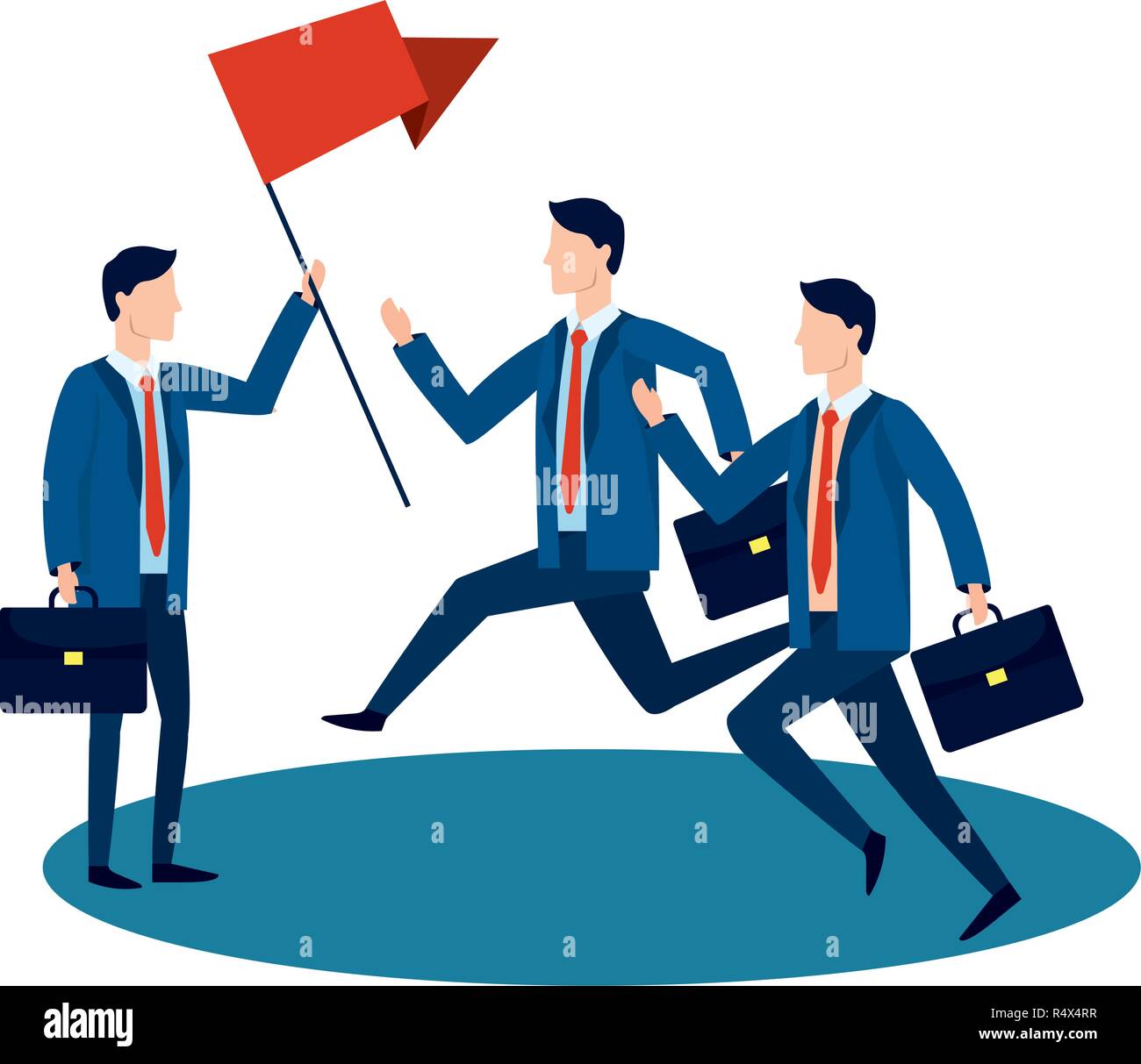 successful businessmen avatar cartoon vector illustration graphic ...