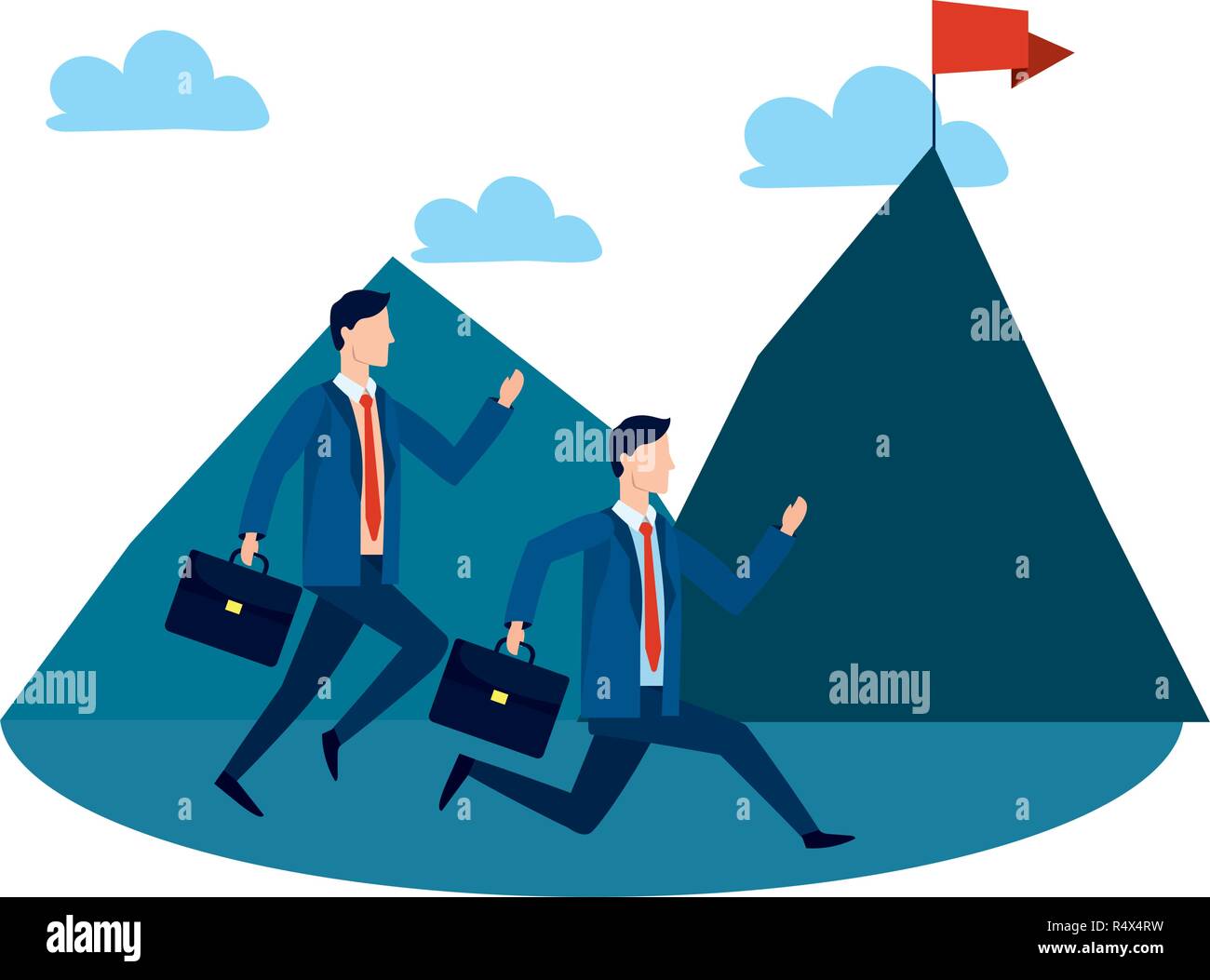 successful businessmen avatar cartoon vector illustration graphic ...