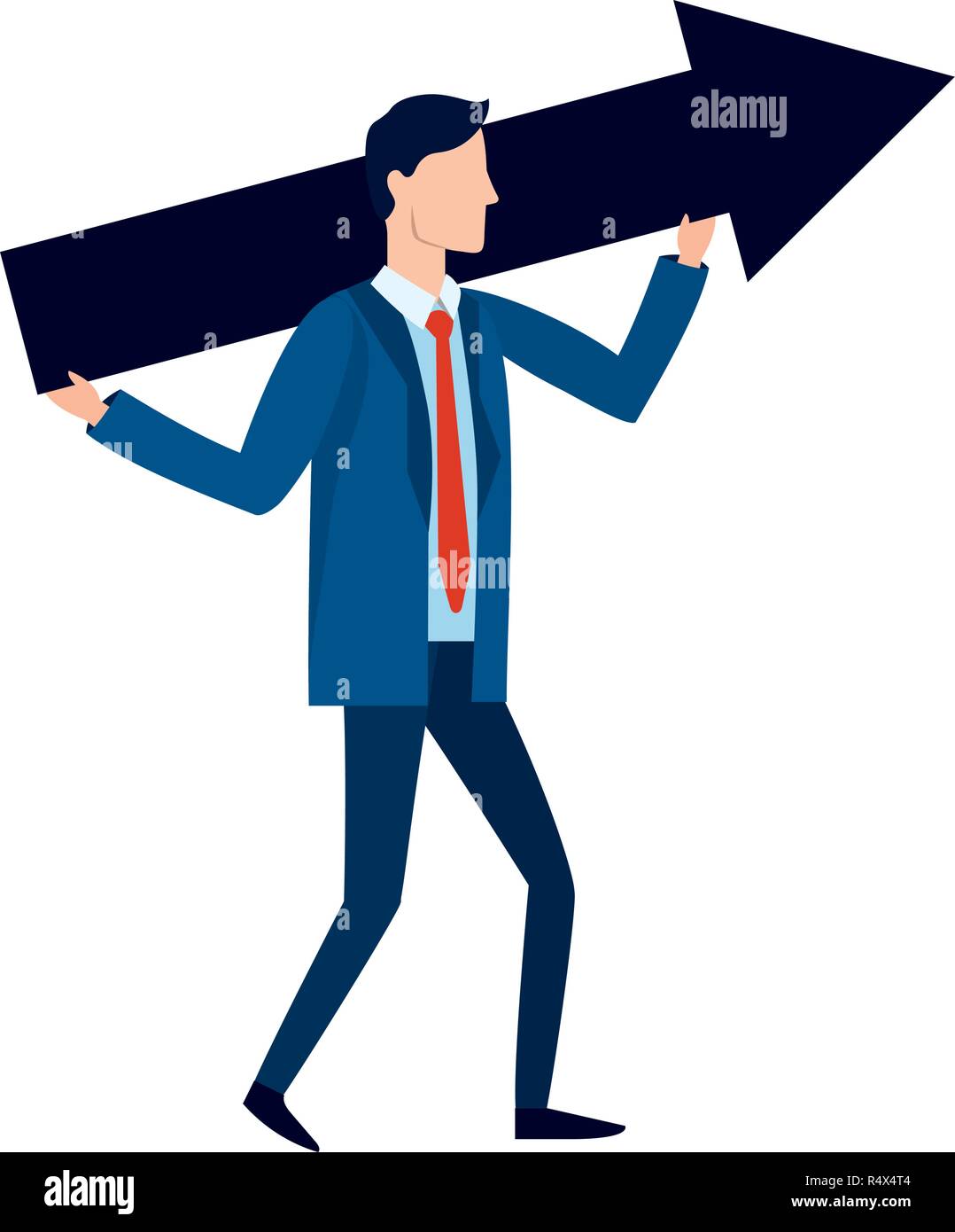 successful businessman avatar cartoon vector illustration graphic ...