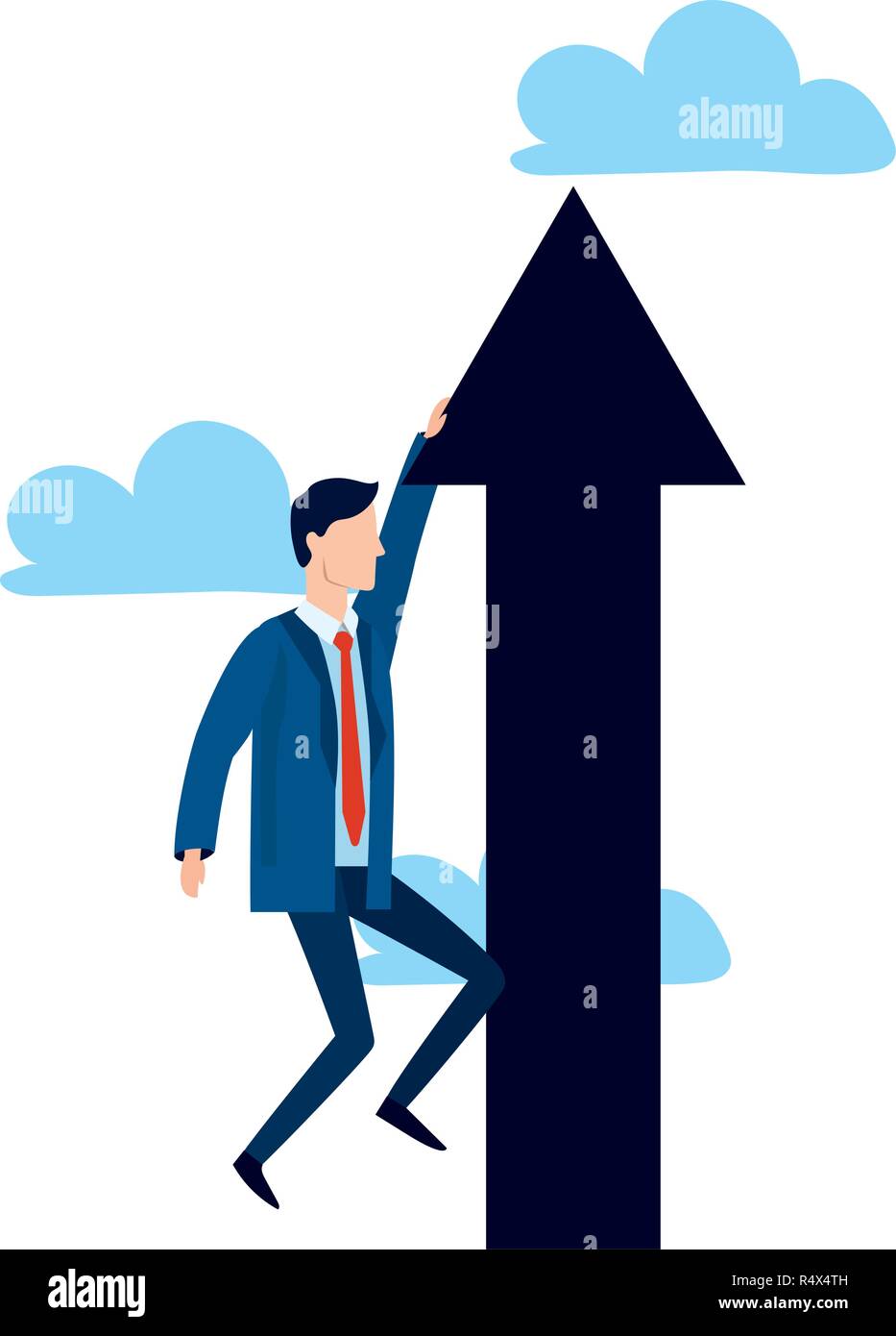 successful businessman avatar cartoon vector illustration graphic ...