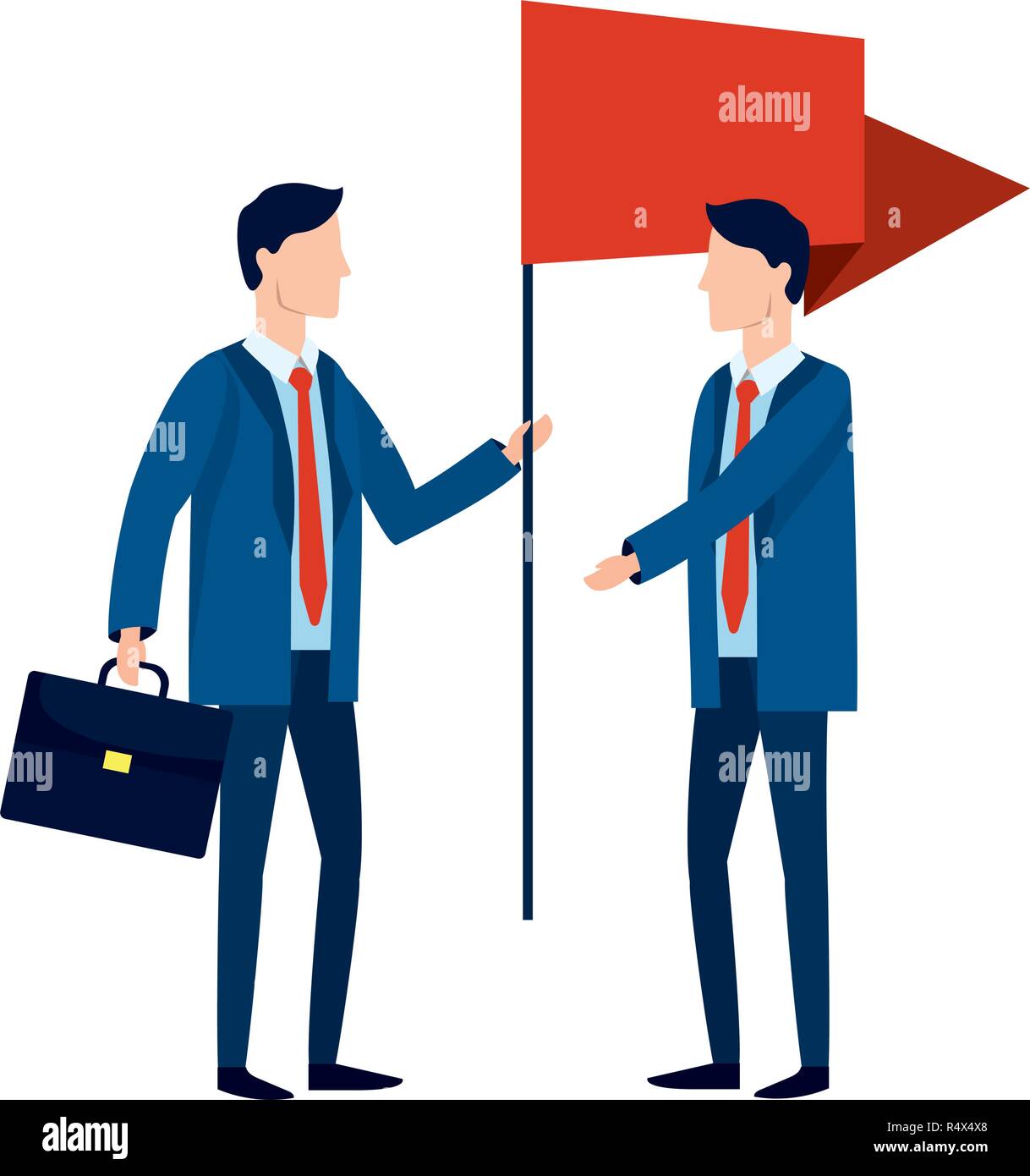successful businessmen avatar cartoon vector illustration graphic ...