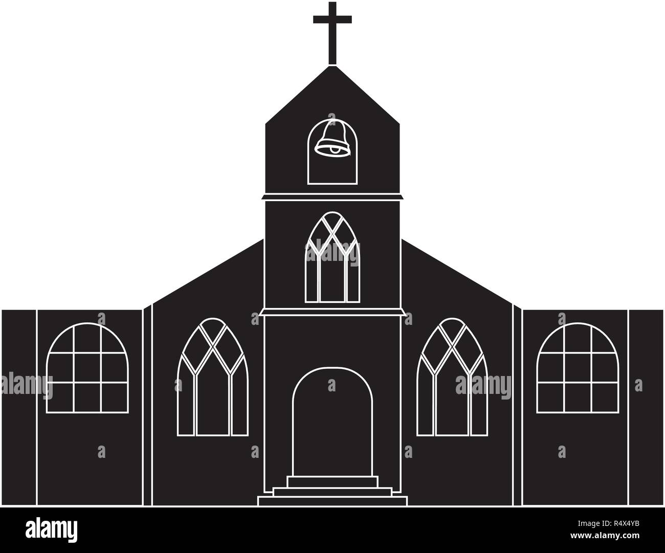 Abstract cute church Stock Vector Image & Art - Alamy
