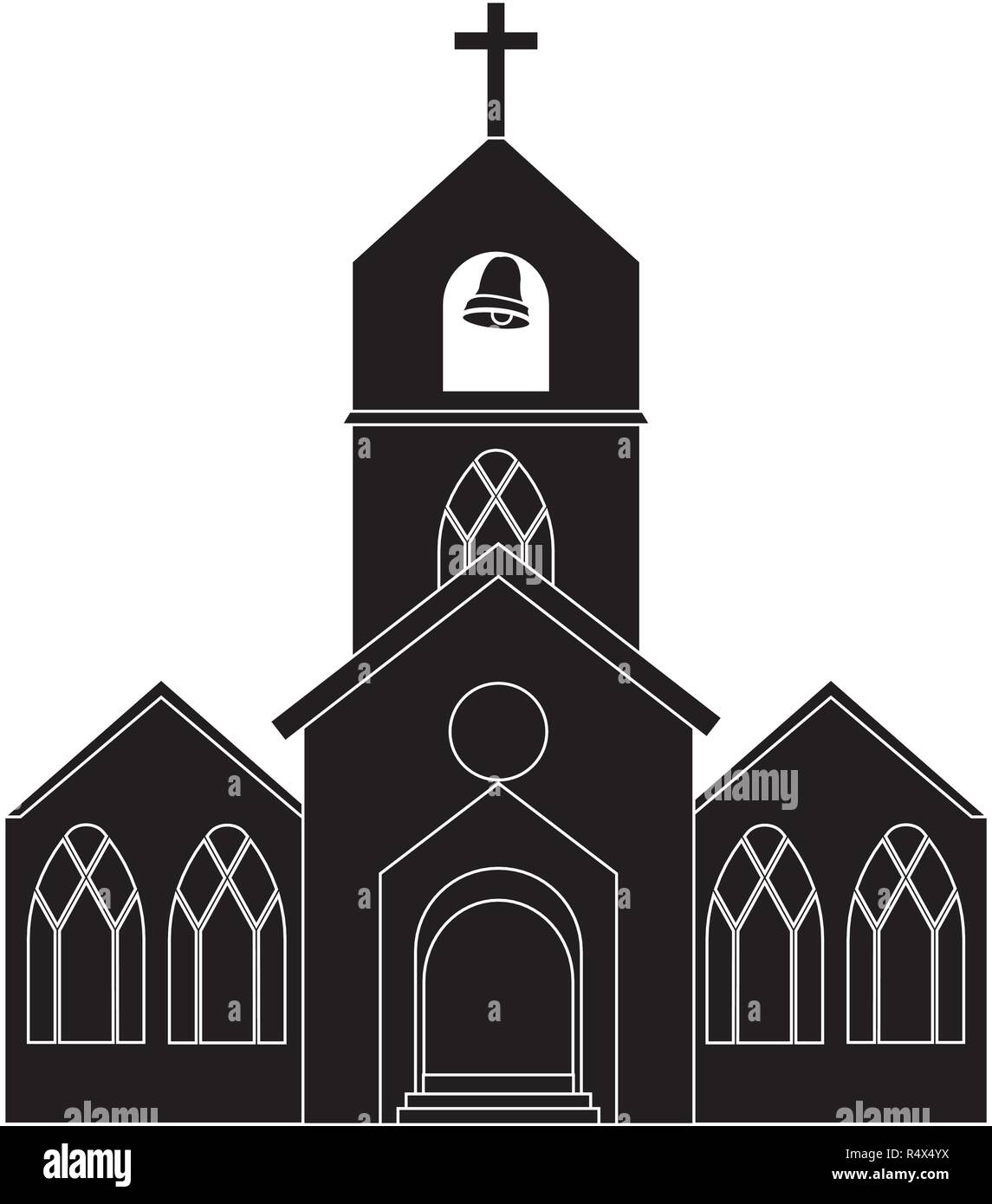 Abstract cute church Stock Vector Image & Art - Alamy