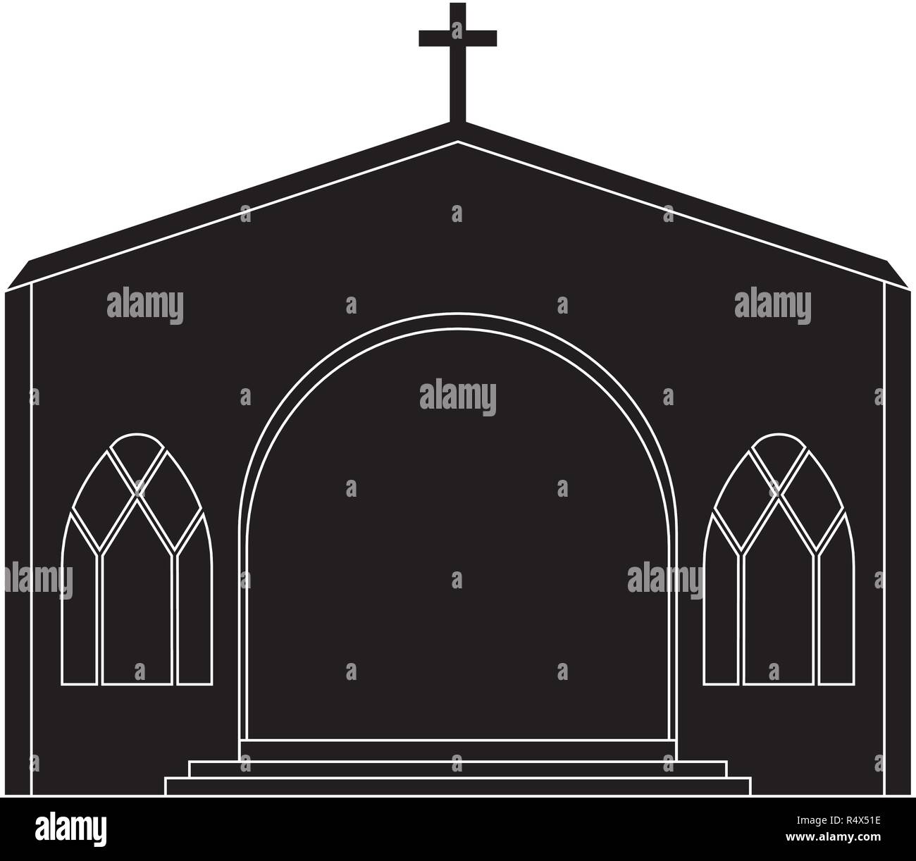 Abstract cute church Stock Vector Image & Art - Alamy