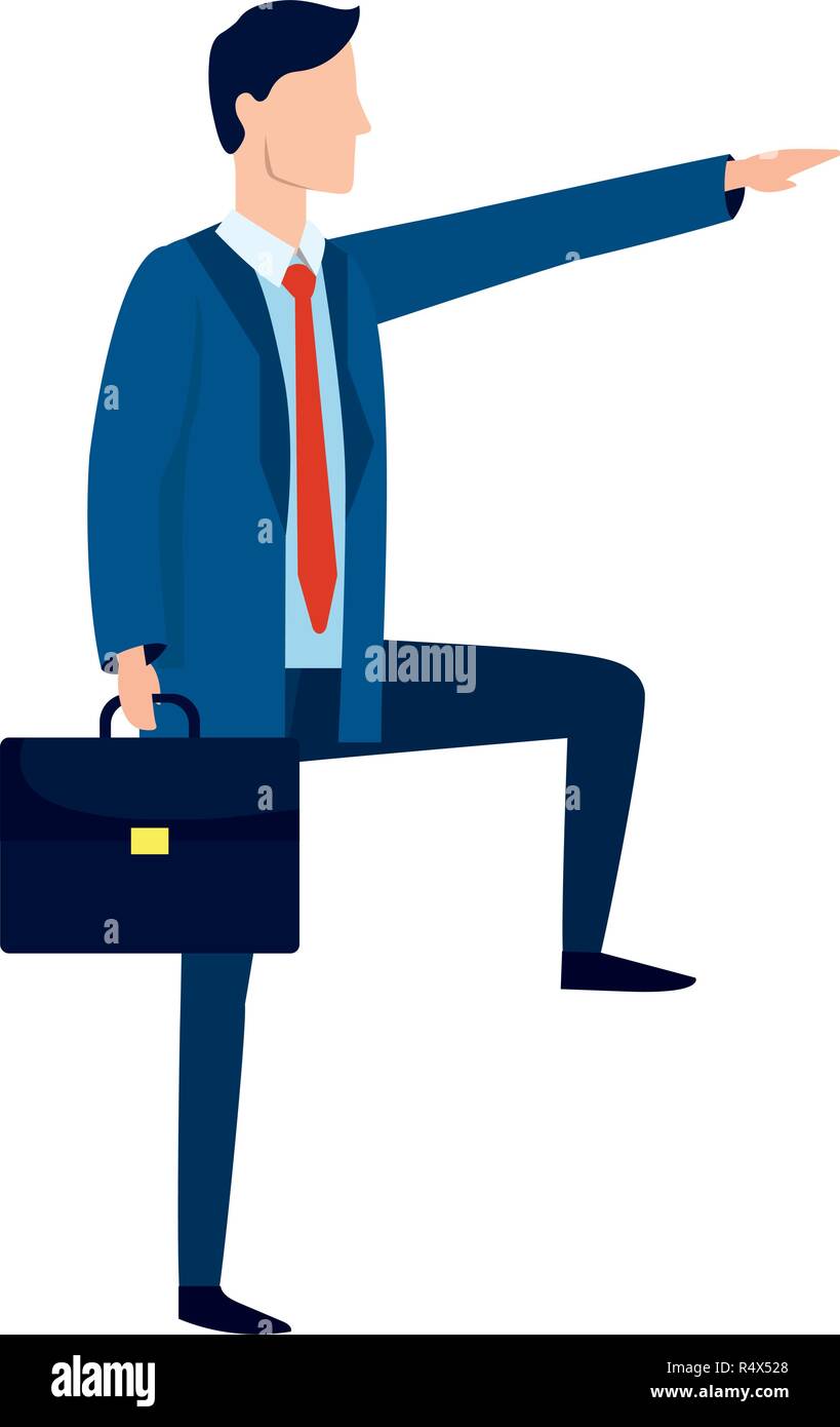 successful businessman avatar cartoon vector illustration graphic ...