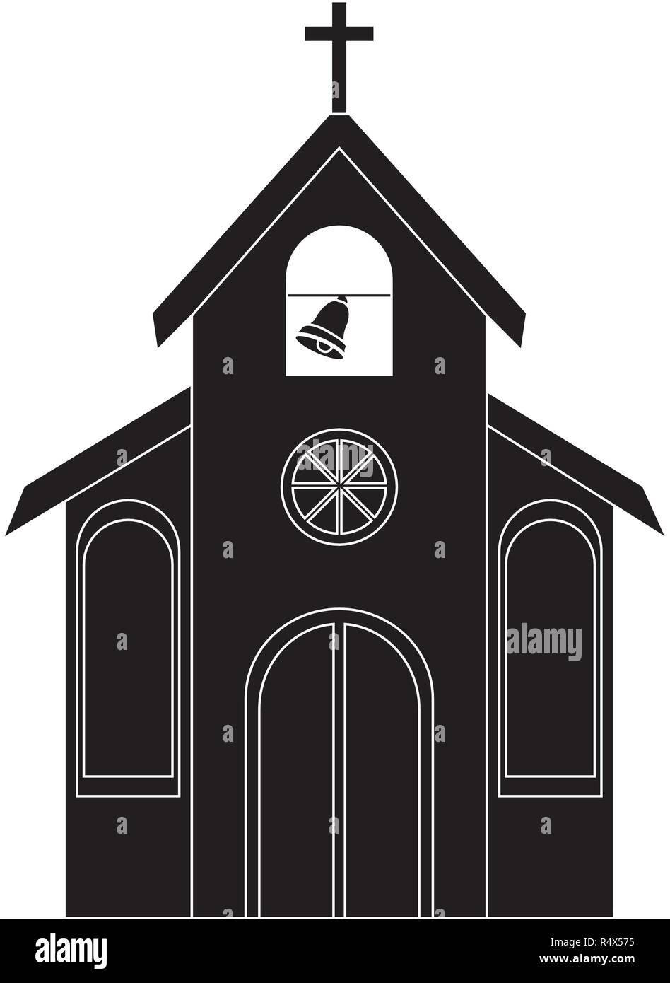 Abstract cute church Stock Vector Image & Art - Alamy