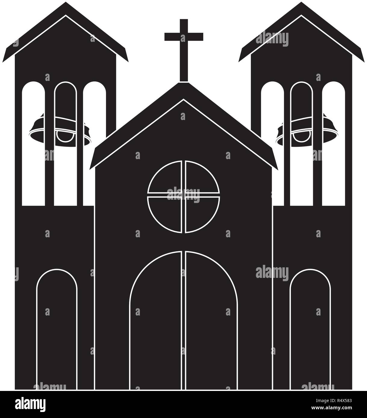 Abstract cute church Stock Vector Image & Art - Alamy