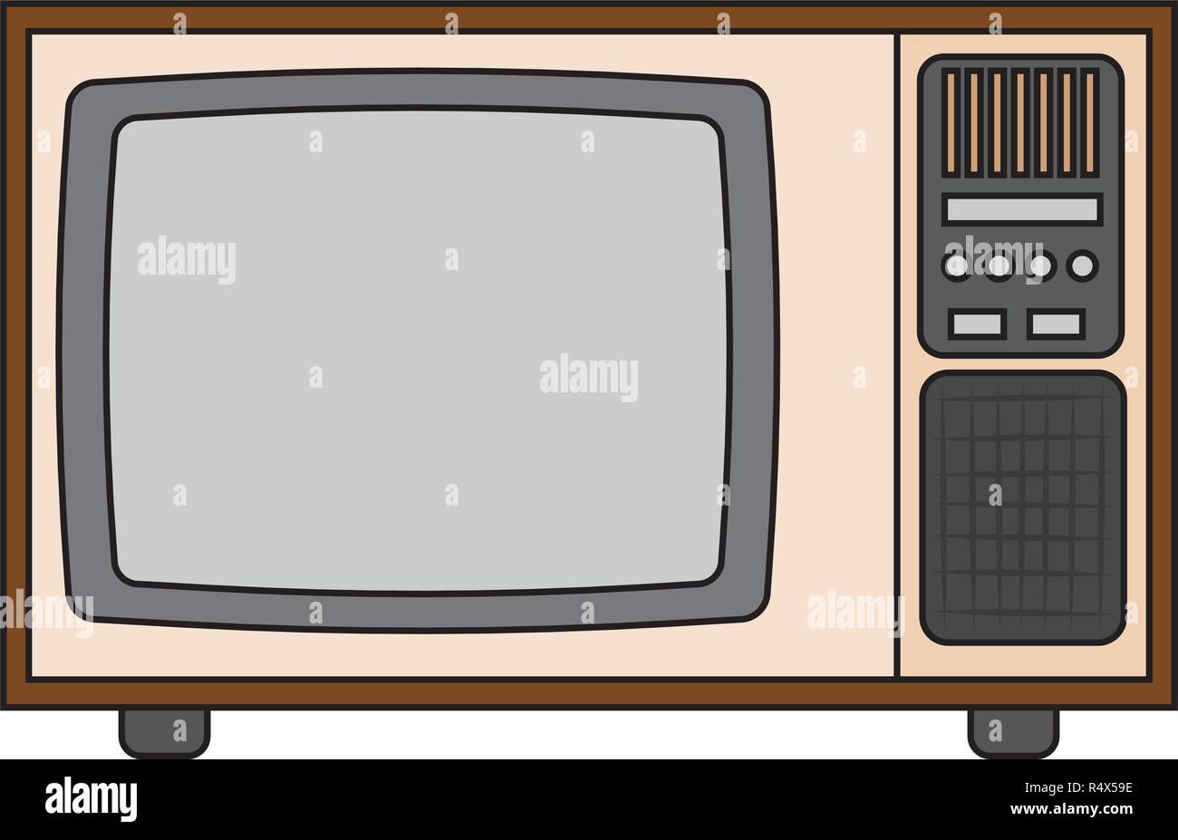 Abstract old tv Stock Vector Image & Art - Alamy