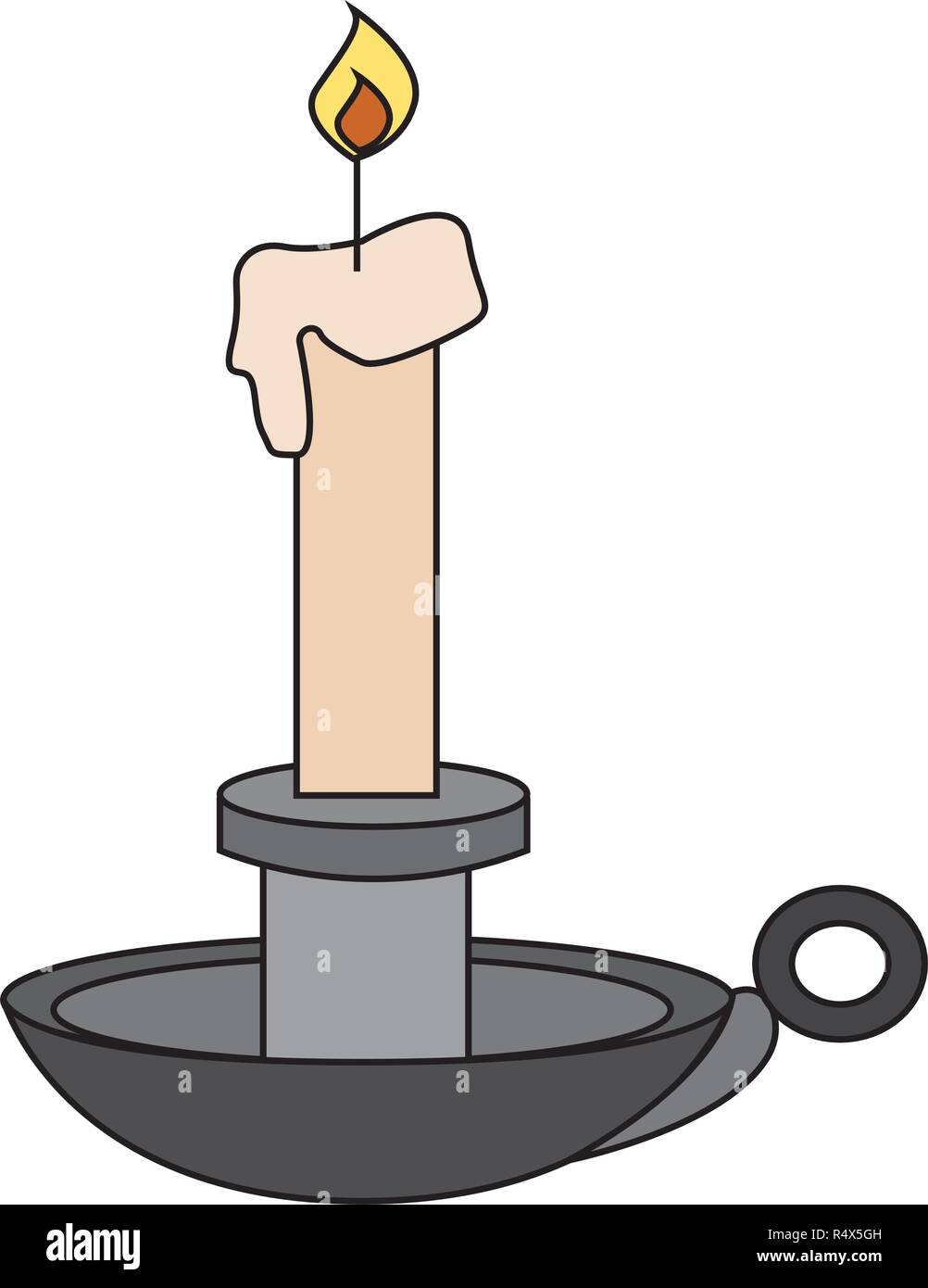 Abstract old candle Stock Vector Image & Art - Alamy