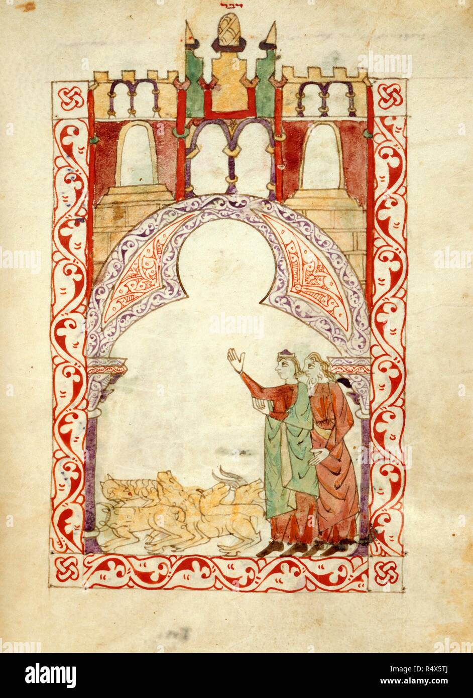 Cattle plague manuscript hi-res stock photography and images - Alamy