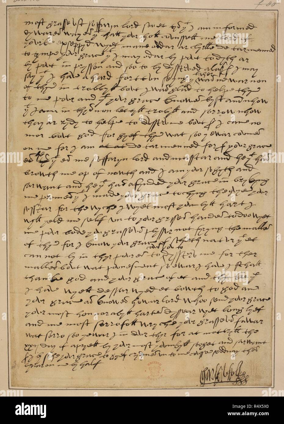 Letter from Charles Brandon to Henry VIII. Letter from Charles Brandon ...