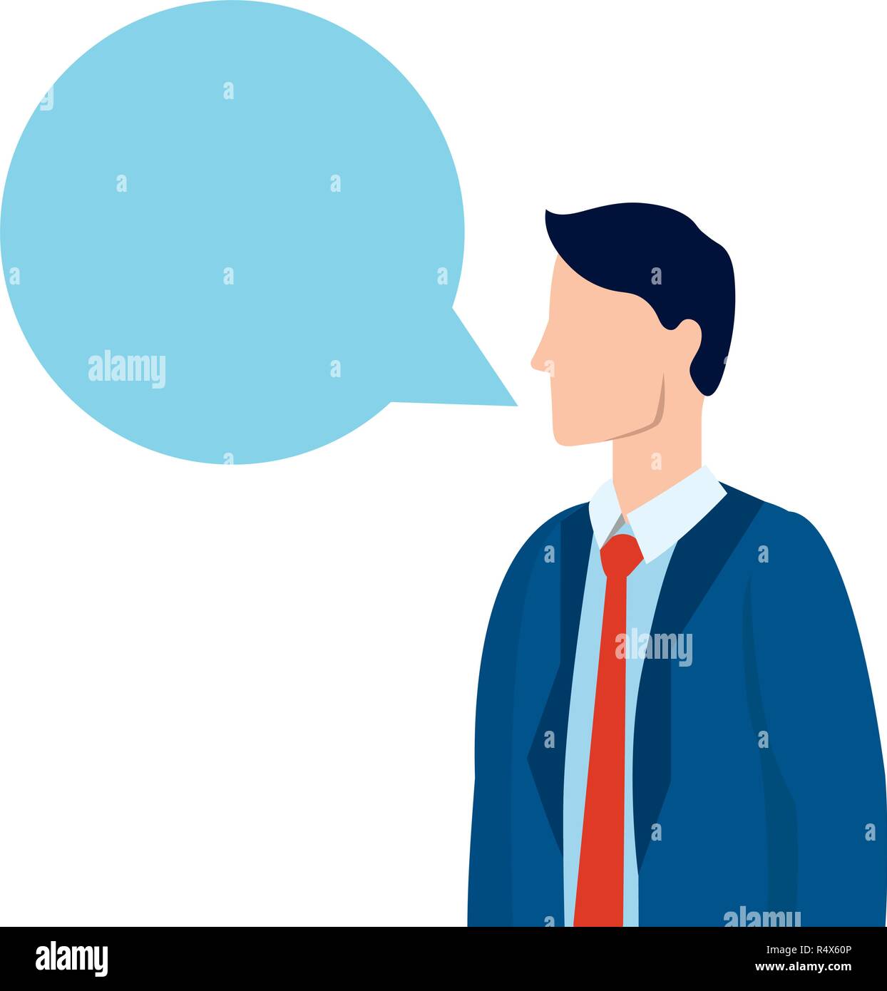 successful businessman avatar cartoon vector illustration graphic ...