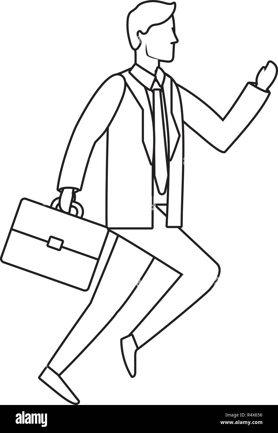successful businessman avatar cartoon vector illustration graphic ...