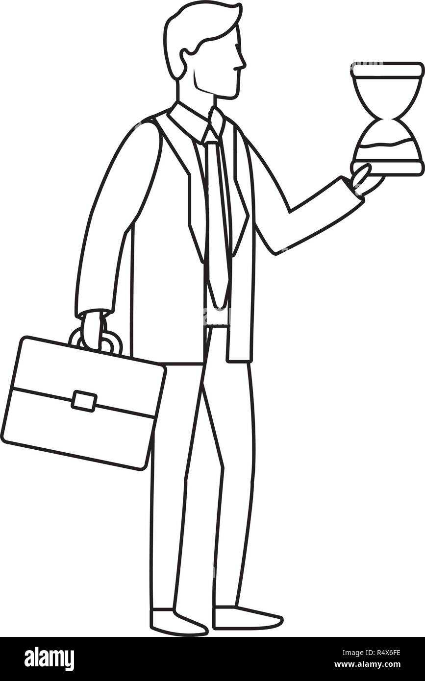 successful businessman avatar cartoon vector illustration graphic ...