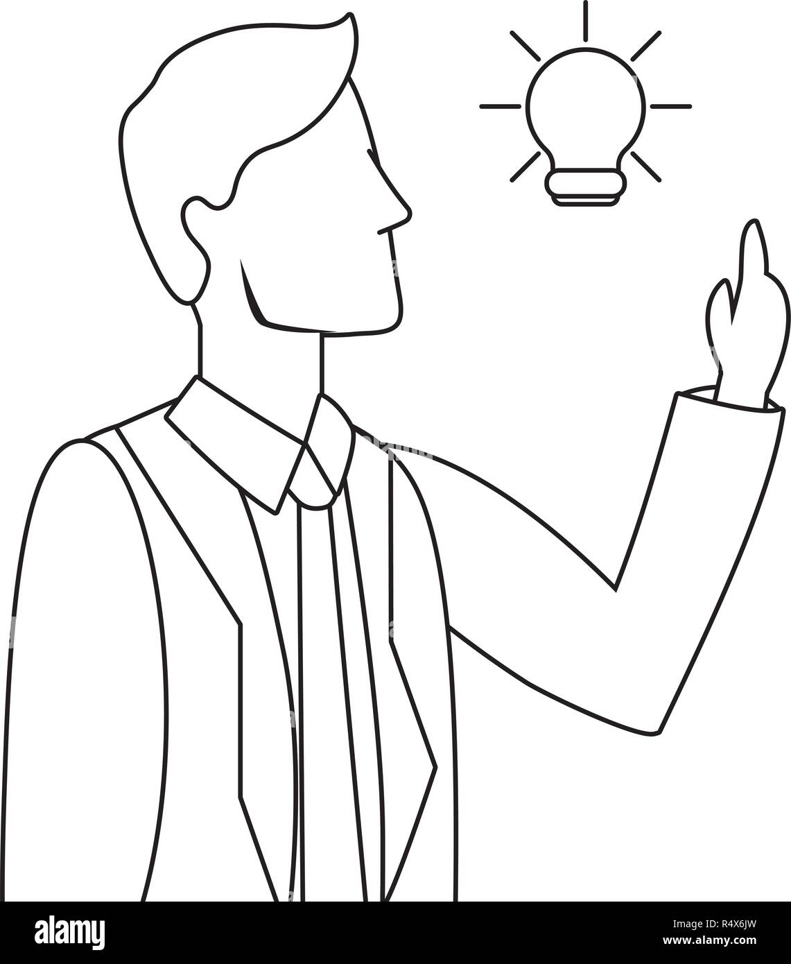 successful businessman avatar cartoon vector illustration graphic ...