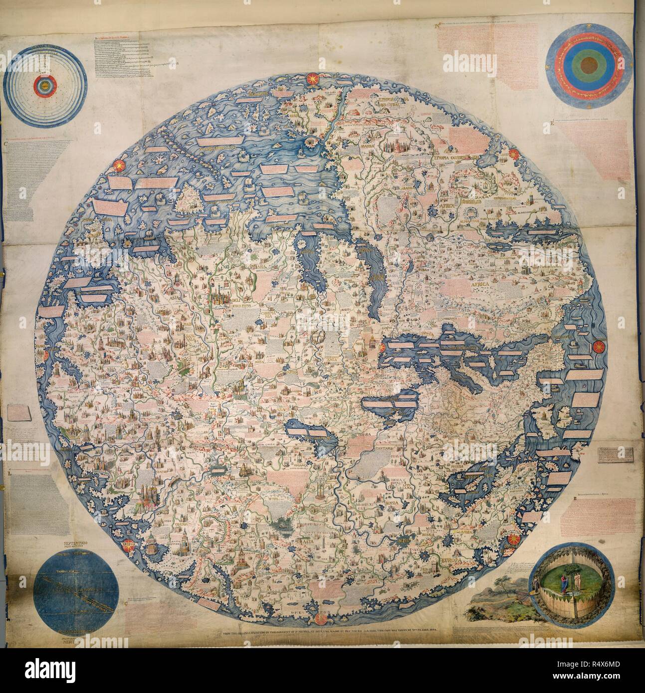 Fra mauro world map hi-res stock photography and images - Alamy