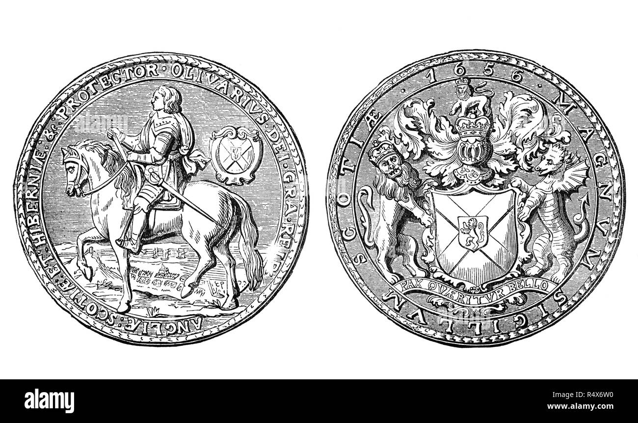 Great seal of scotland Black and White Stock Photos & Images - Alamy
