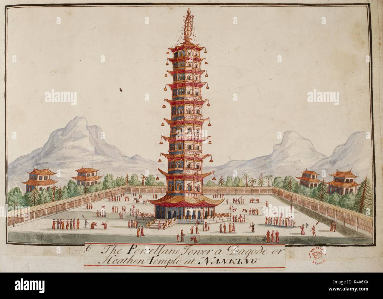 Porcelain pagoda nanking hi-res stock photography and images - Alamy