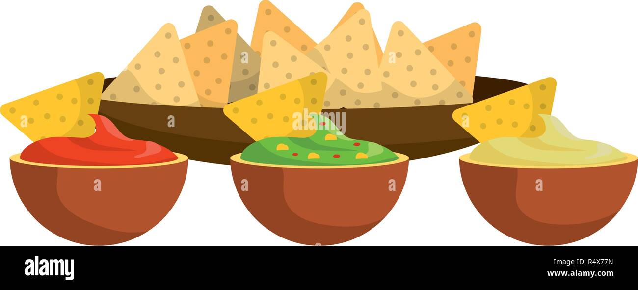 delicious mexican food cartoon vector illustration graphic design Stock ...