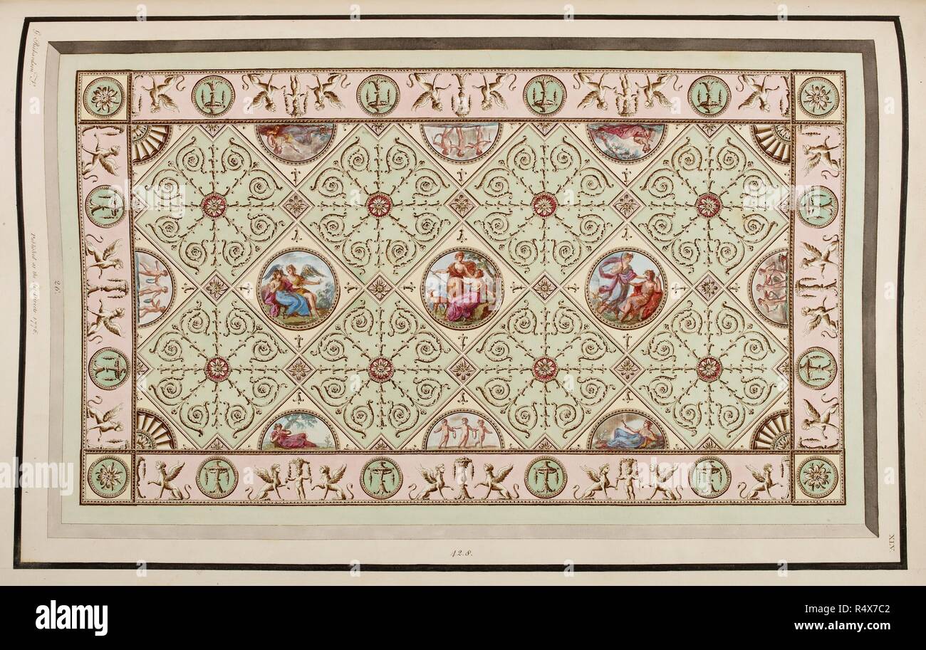 Ceilings, composed in the style of the Antique Grotesque. A series of ...