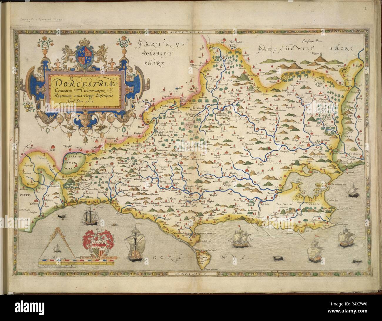 Map of dorset hi-res stock photography and images - Alamy