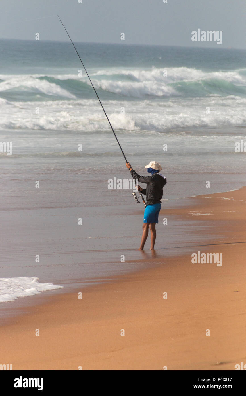 Durban beach fishing hi-res stock photography and images - Alamy