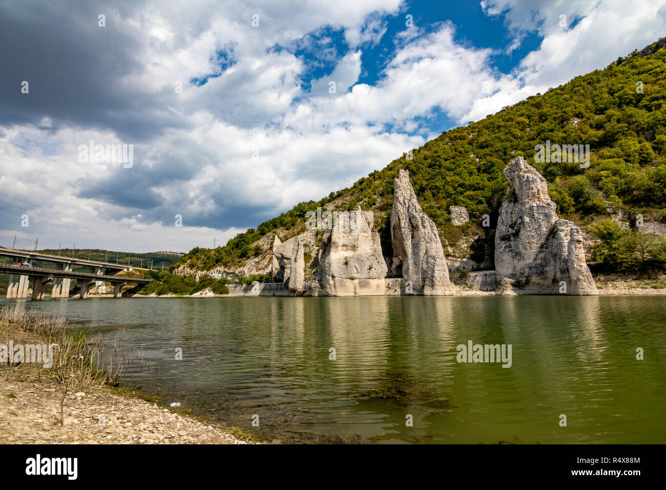 Autumn landscape at the Chudnite Skali natural phenomenon, a.k.a ...