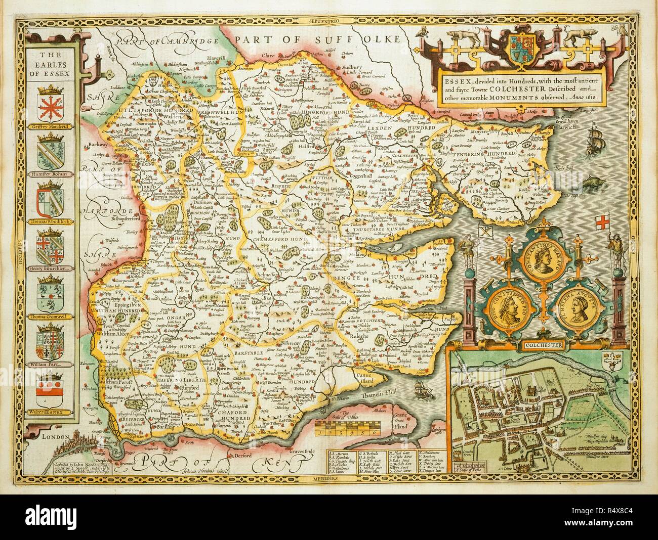 Essex. The Theatre of the Empire of Great Britain. London: I. Sudbury ...