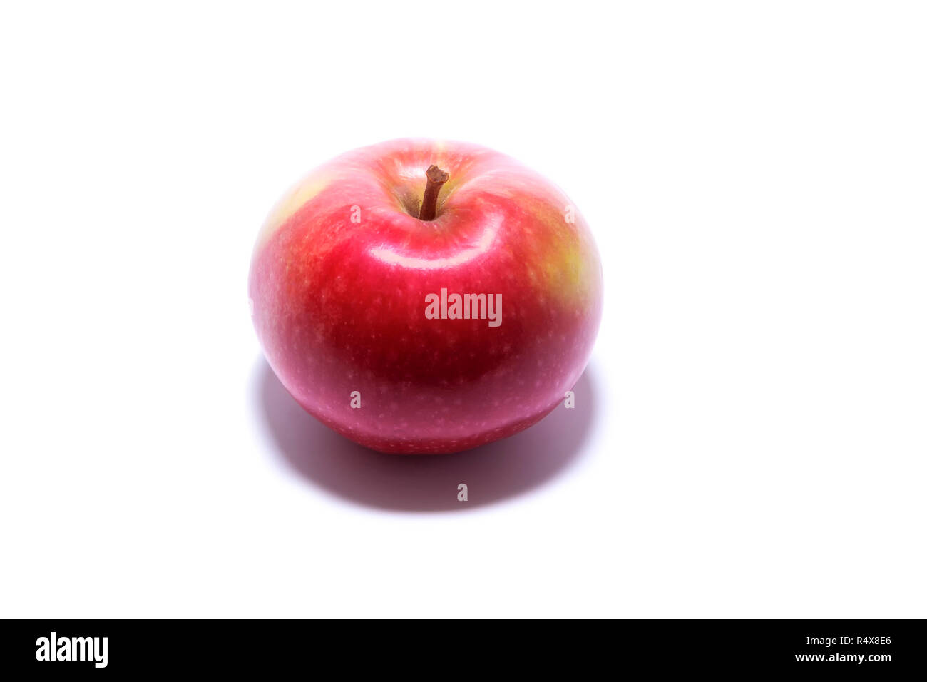 Red apple full size, isolated Stock Photo - Alamy