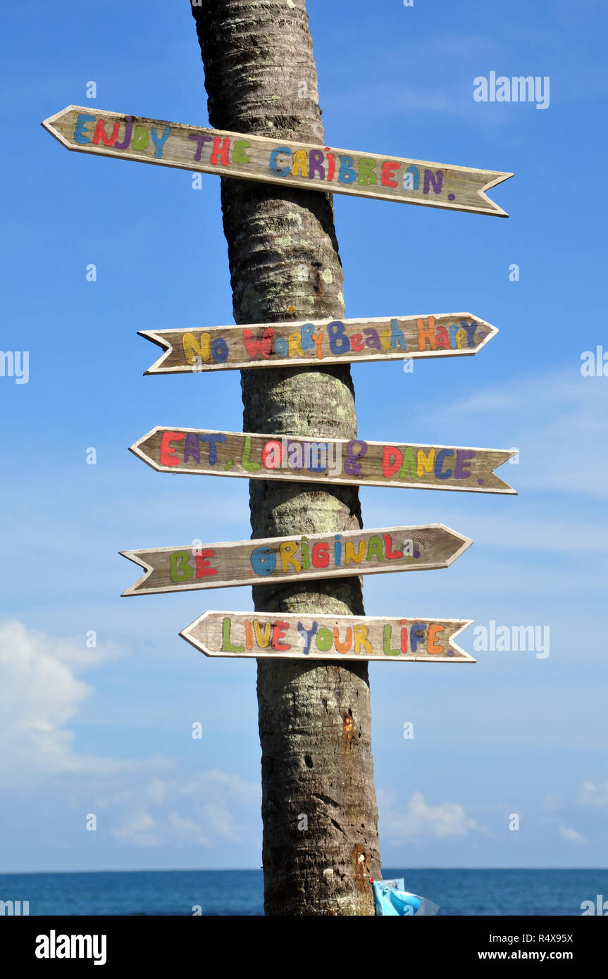 Tropical signs hi-res stock photography and images - Alamy