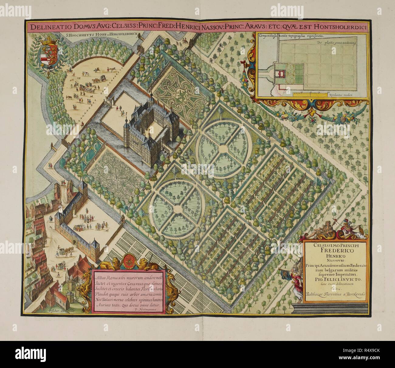 The home of Prince Frederick Henry of Nassau. A Collection of 33 plans ...