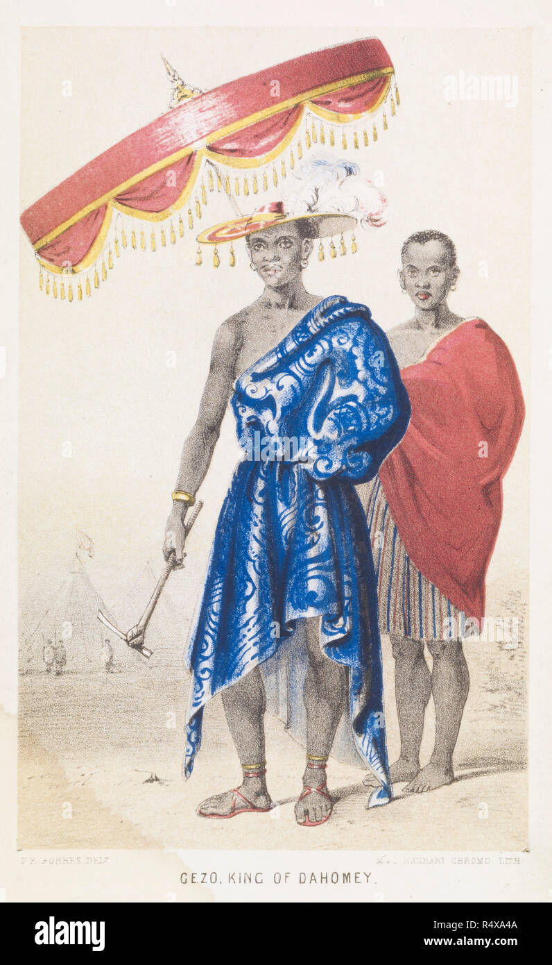 Gezo, King of Dahomey,. Museum: BRITISH LIBRARY Stock Photo - Alamy