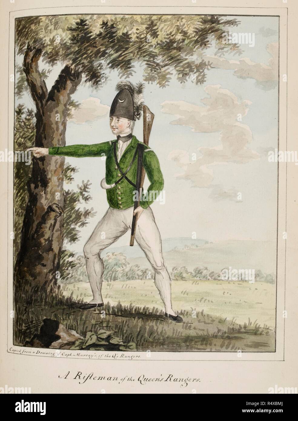 Queens rangers rifleman hi-res stock photography and images - Alamy