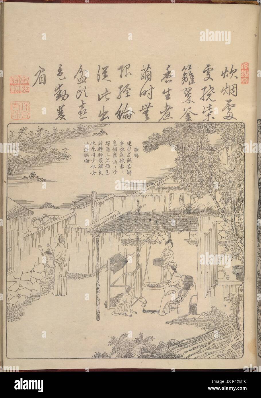 Reeling silk hi-res stock photography and images - Alamy