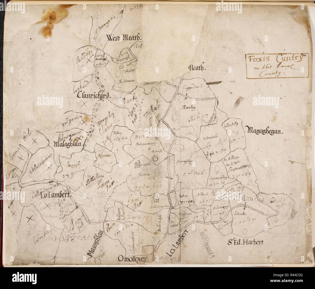 Kings county map hi-res stock photography and images - Alamy