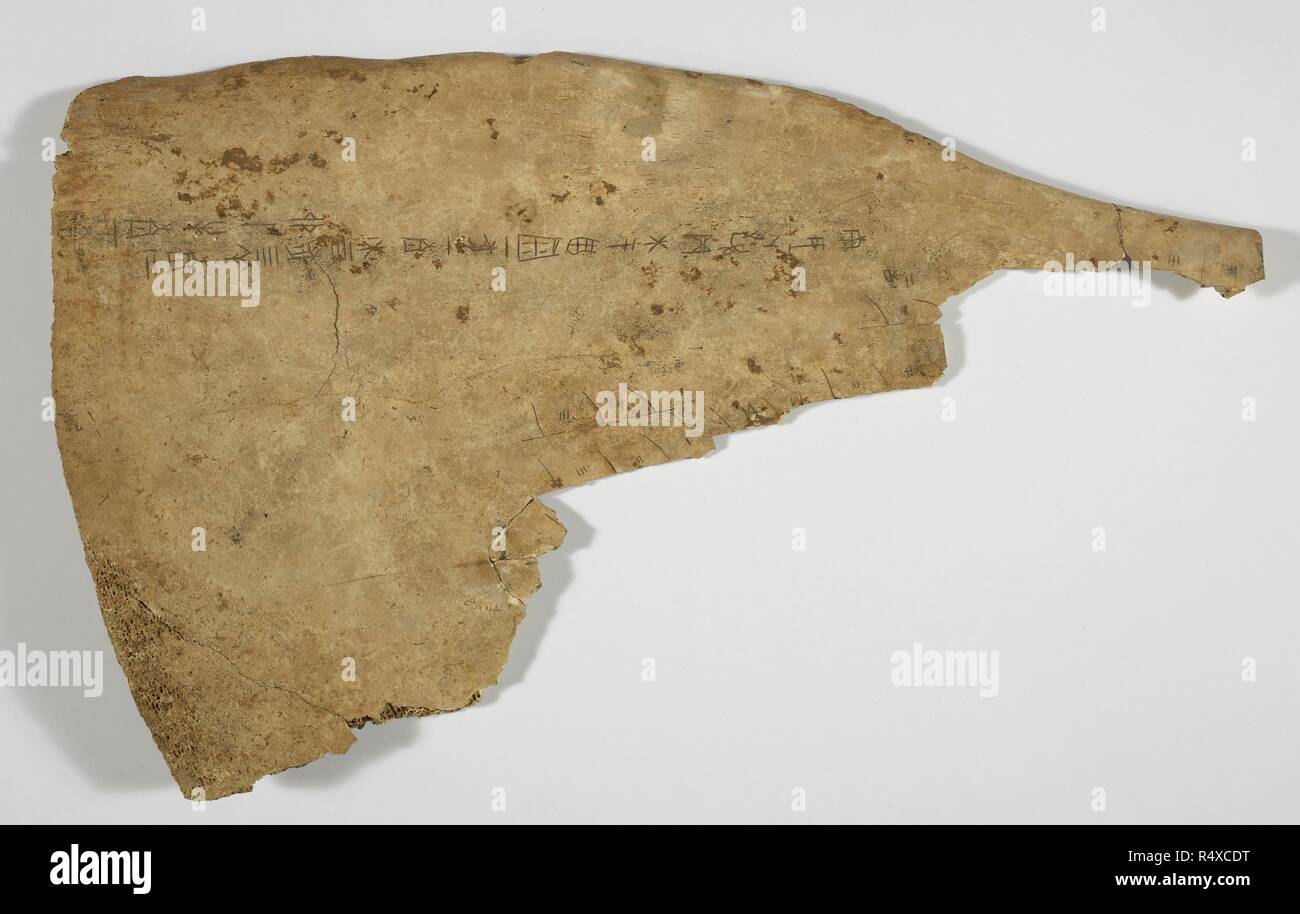 China shang dynasty oracle bone hi-res stock photography and images - Alamy