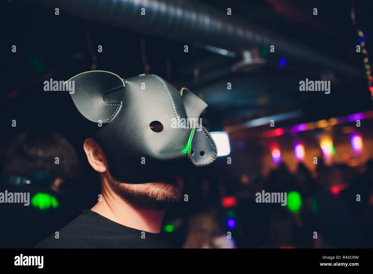 Pig mask man hi-res stock photography and images - Alamy