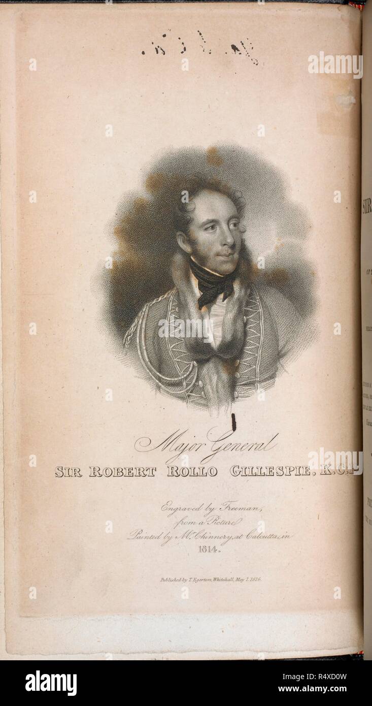 Major general robert gillespie hi-res stock photography and images - Alamy