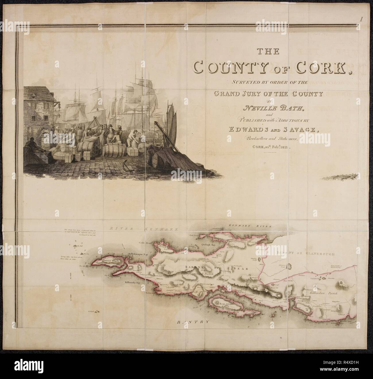 A map of the county of Cork. Cork, 1811. Source: Maps.11480.(3), sheet ...
