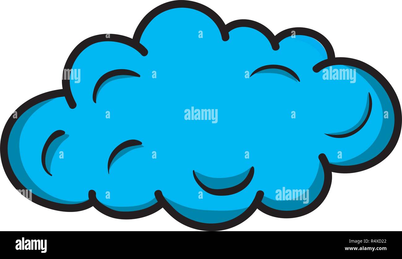 cloud pop art style vector illustration design Stock Vector Image & Art ...